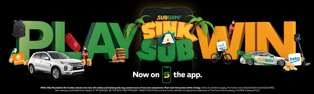 Subway-Sink A Sub, Win over 1 Million in Prizes including 1 Car ...