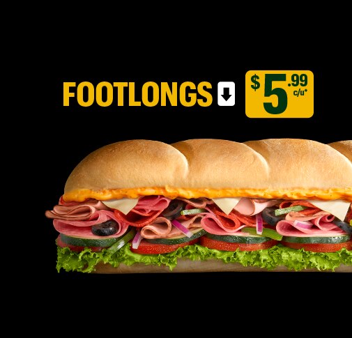 Subway Sandwich Footlong