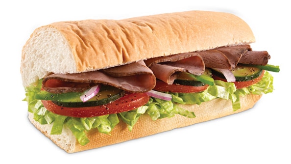 Menu - Roast Beef | SUBWAY.com - El Salvador (Español)