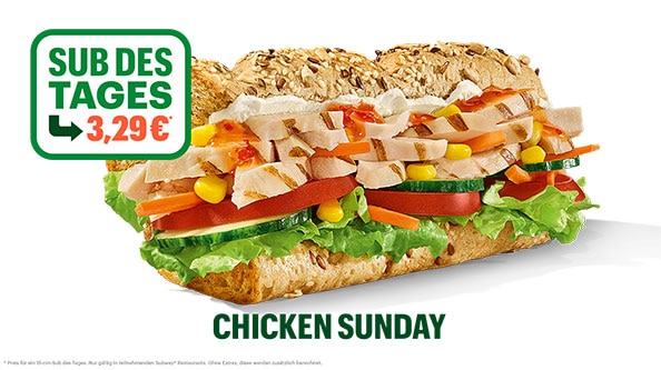 Menu - Chicken Breast | SUBWAY.com - Deutschland (Deutsch)