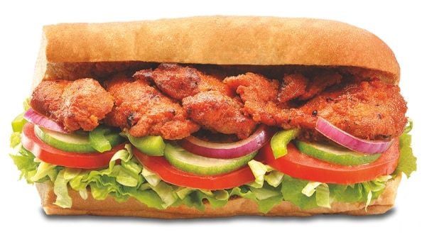 Menu - Tandoori Chicken Tikka | SUBWAY.com - India (English)