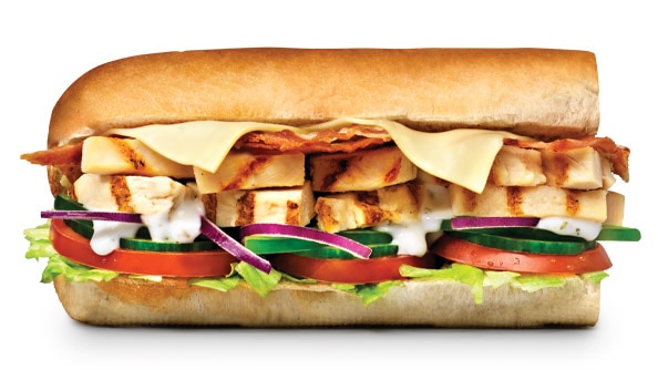 Menu - Chicken & Bacon Ranch® | SUBWAY.com - México (Español)