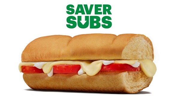 Menu - Cheese & Tomato Saver Sub (V) | SUBWAY.com - United Kingdom ...